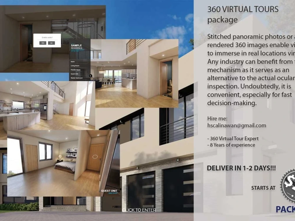 An amazing 360 Virtual Tour designed for your business | Upwork