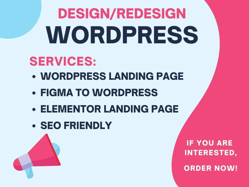 Responsive wordpress website or landing page with elementor pro | Upwork
