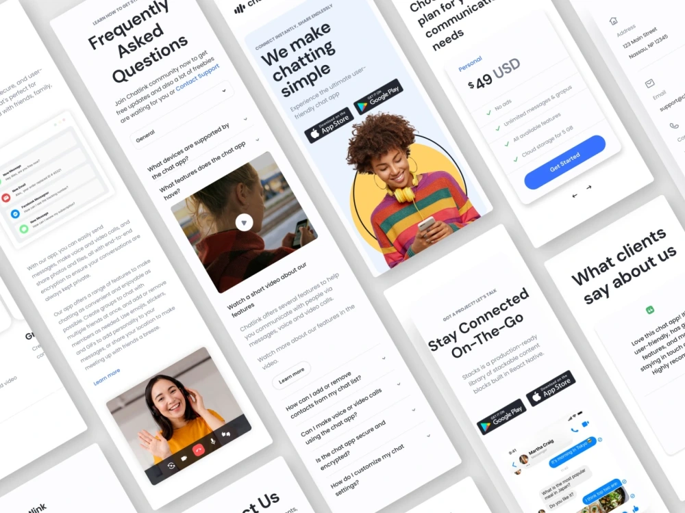 A responsive UI/UX design for your website or landing page. | Upwork