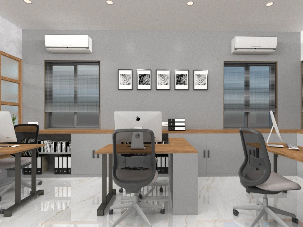 Beautiful 3D renderings & functional plan of the office | Upwork