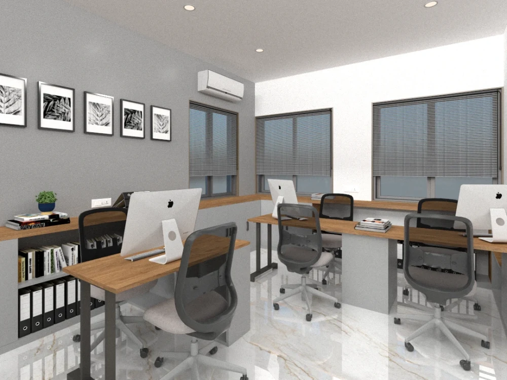 Beautiful 3D renderings & functional plan of the office | Upwork