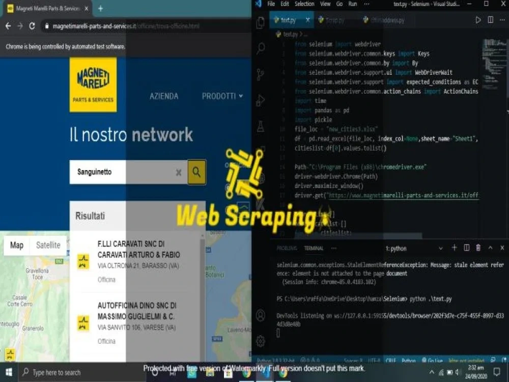 Scalable python data scraping and web scraping for any websites | Upwork