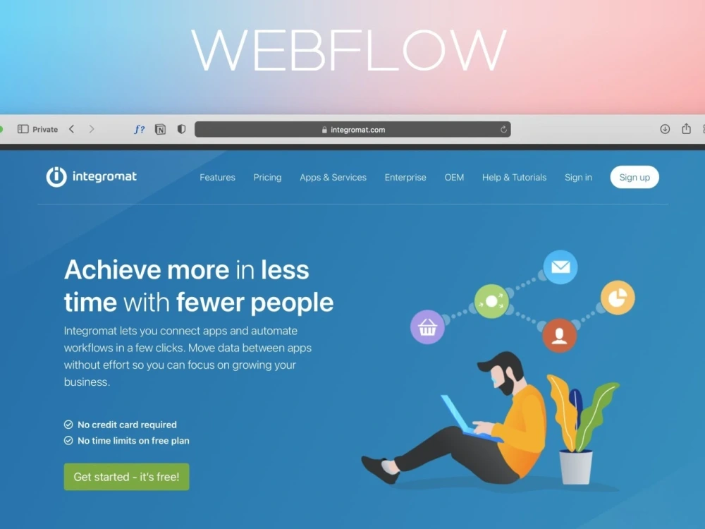 Your website in Webflow | Upwork
