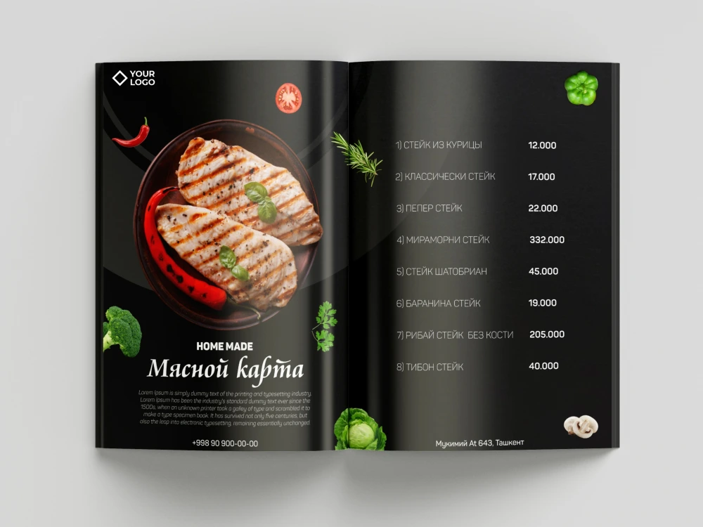 Catalog Food Menu design | Professional | Upwork