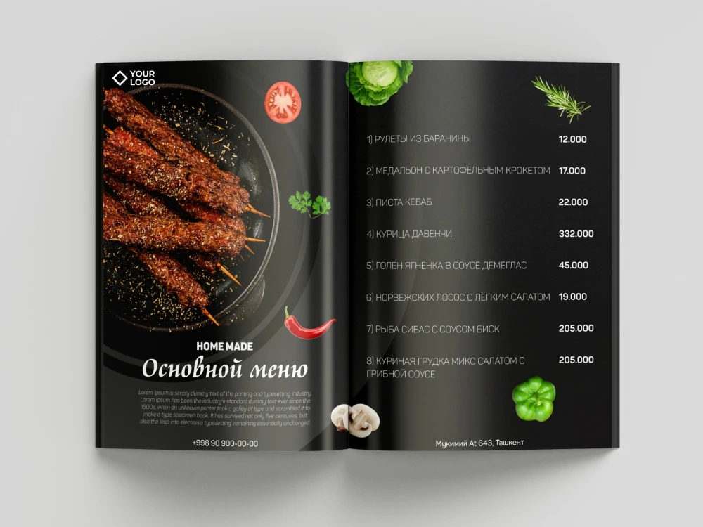Catalog Food Menu design | Professional | Upwork