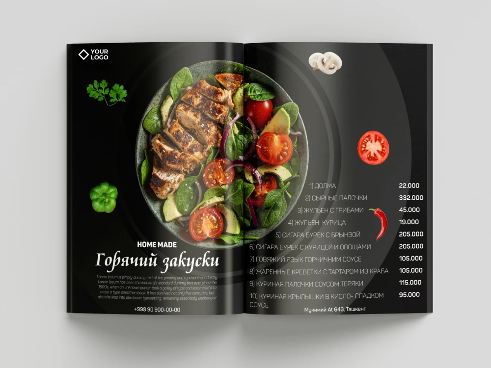 Catalog Food Menu design | Professional | Upwork