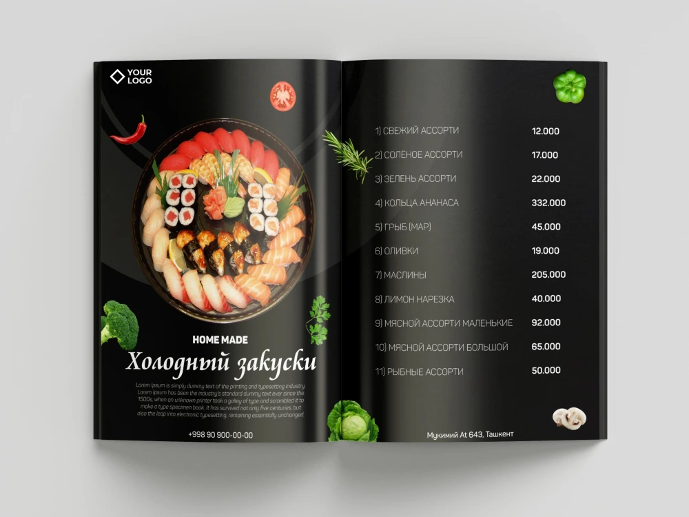 Catalog Food Menu design | Professional | Upwork