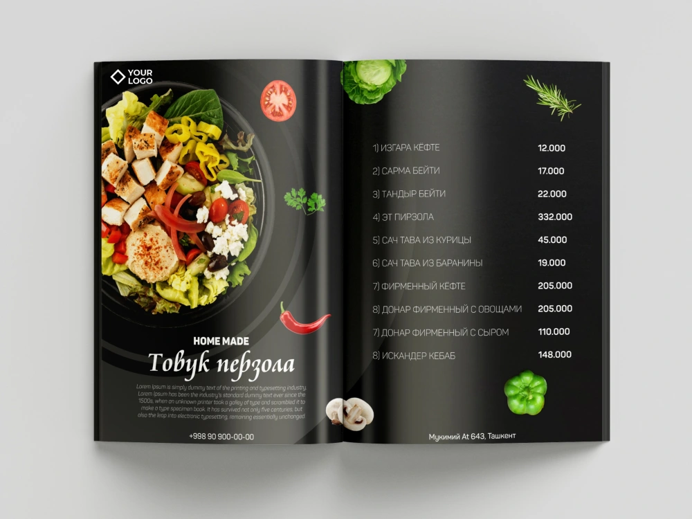 Catalog Food Menu design | Professional | Upwork