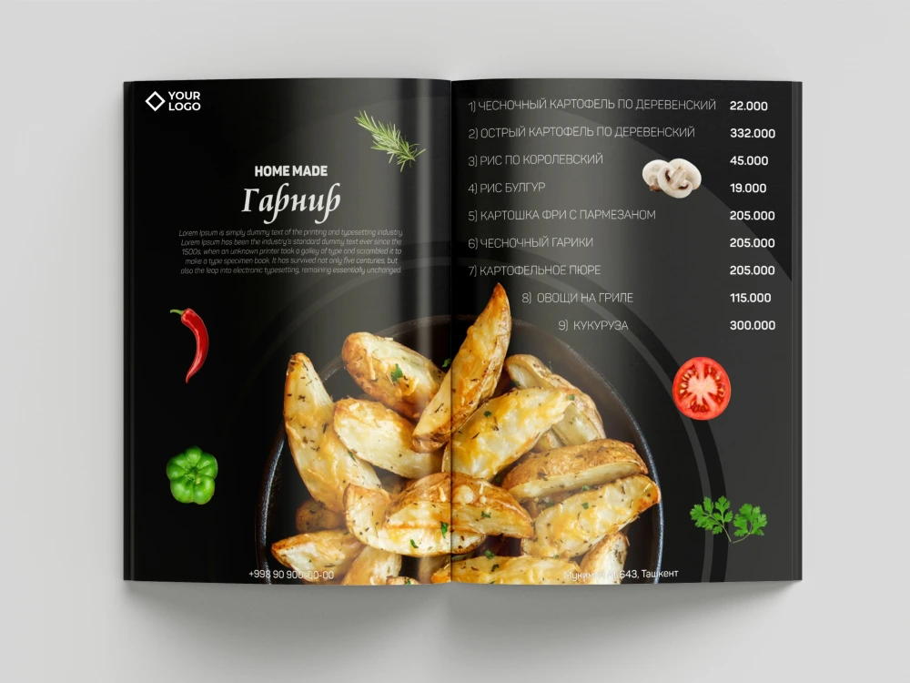 Catalog Food Menu design | Professional | Upwork