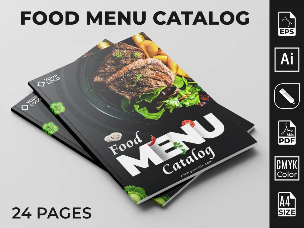 Catalog Food Menu design | Professional | Upwork
