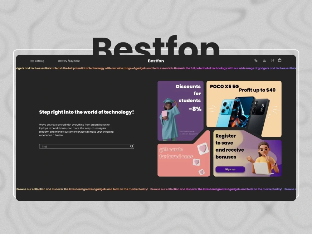 A simple and modern website design | Upwork