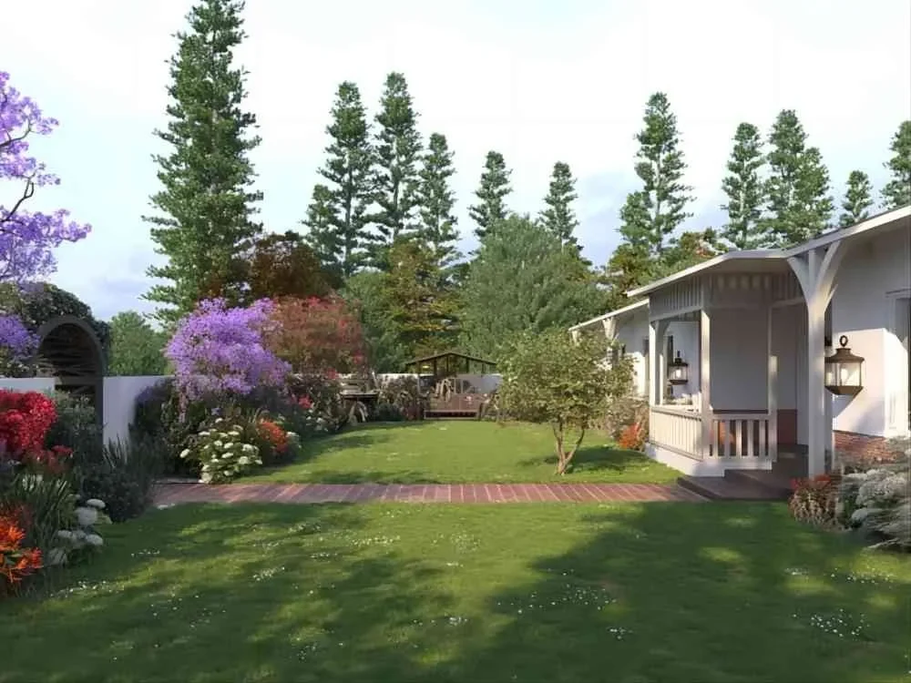 Design of residential landscape 3d and 2d renderings | Upwork