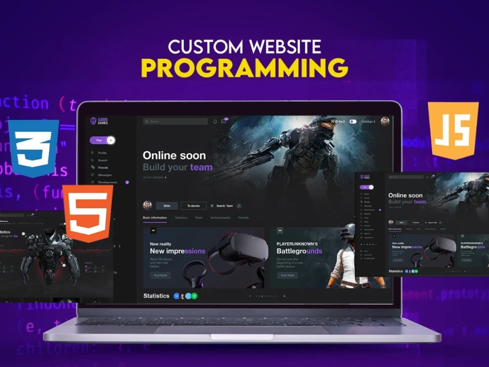 Full stack custom website Developer | Responsive Design | SEO optimize Web | Upwork