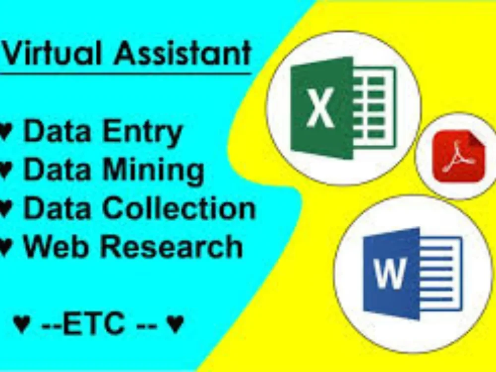 Data Collection>Document Conversion >Excel>Virtual Assistant>Microsoft ...
