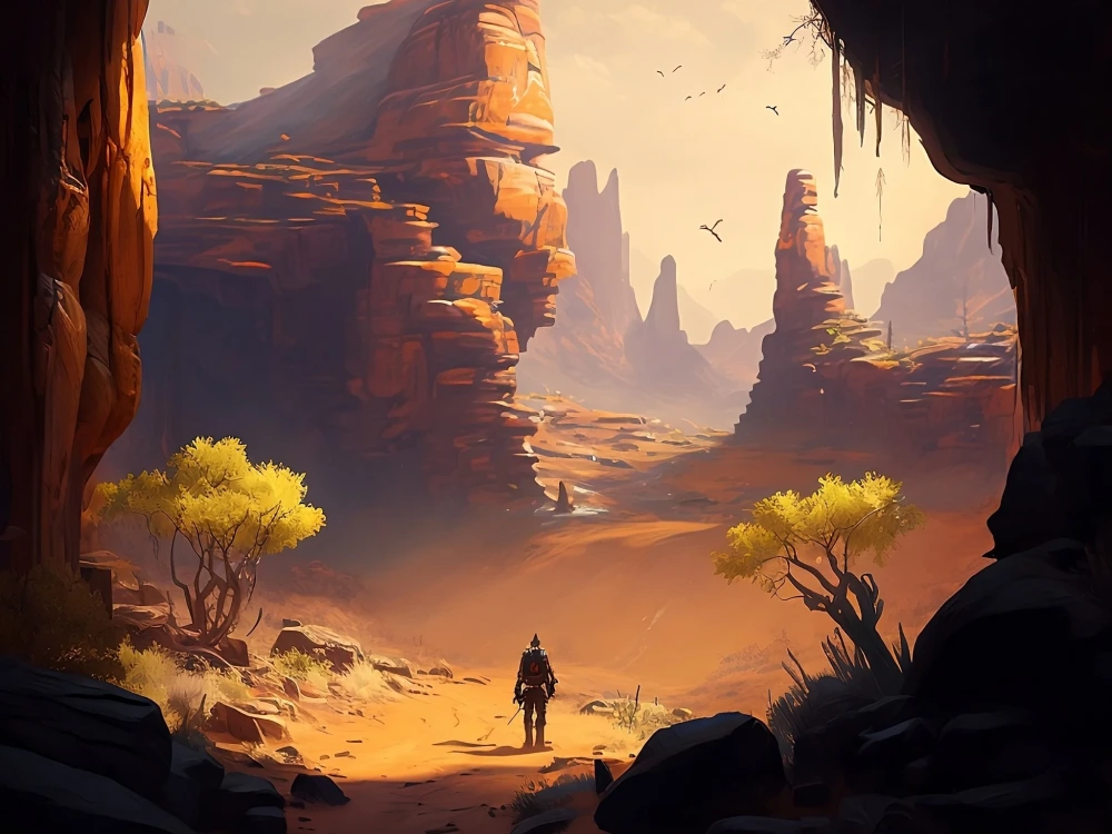 A fantastic landscape concept art | Upwork
