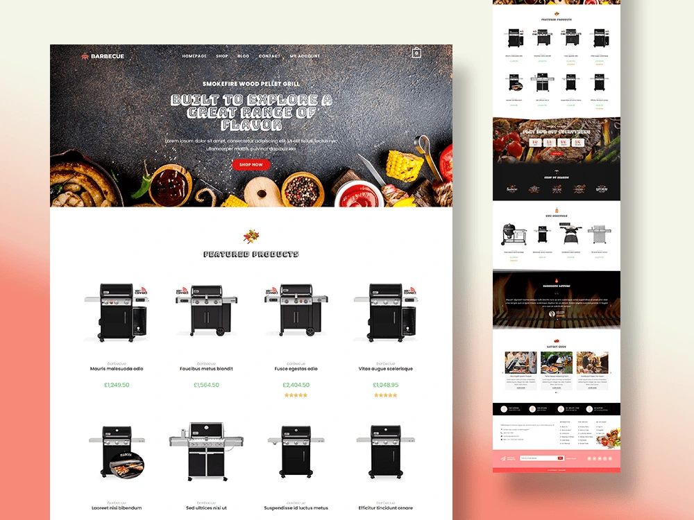 A woocommerce wordpress website design. | Upwork