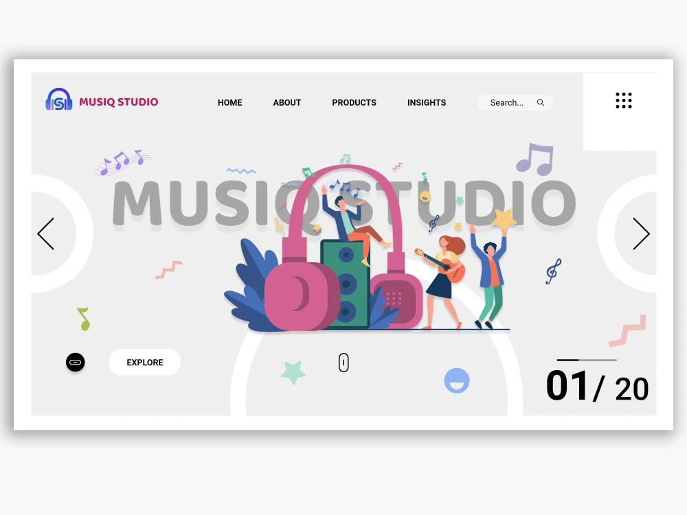 UI apps, website, landing page design, wireframe and clickable ...