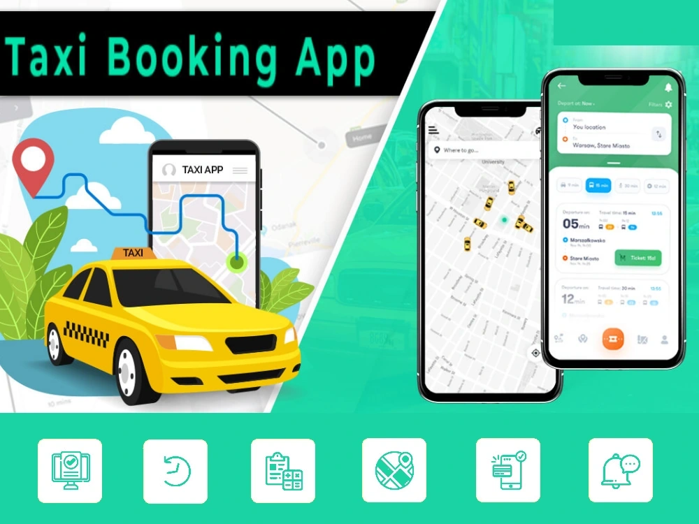 Taxi booking app | car booking app | cab booking app | ride booking app ...