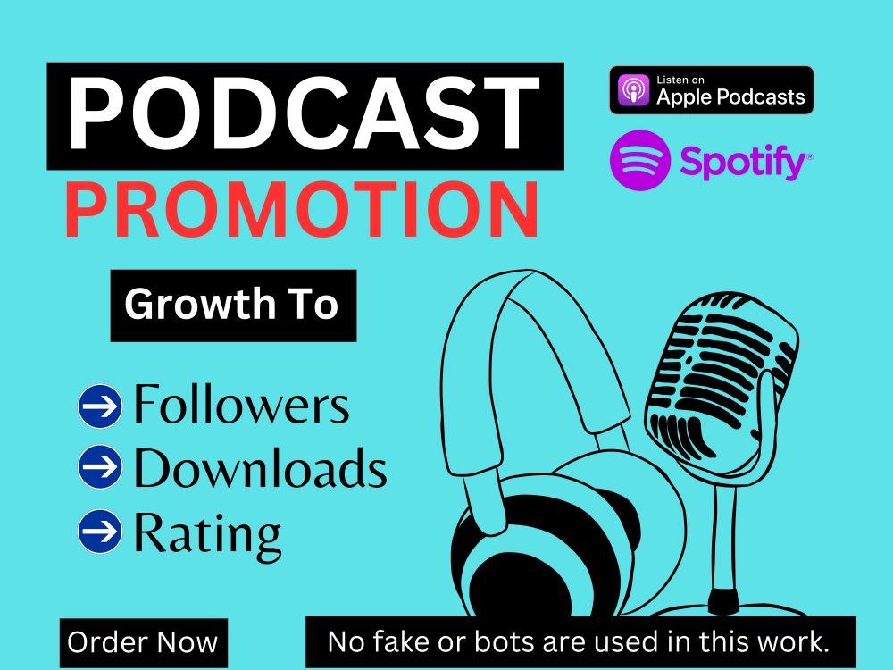 Organic Apple podcast Promotion for huge Downloads and Ratings | Upwork