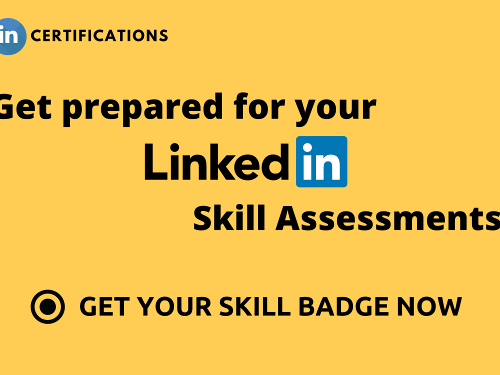 Prepared for your LinkedIn skill assessments. | Upwork