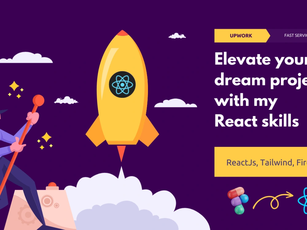 ReactJs project | Figma to ReactJS | Landing Page | Professional web app | Upwork
