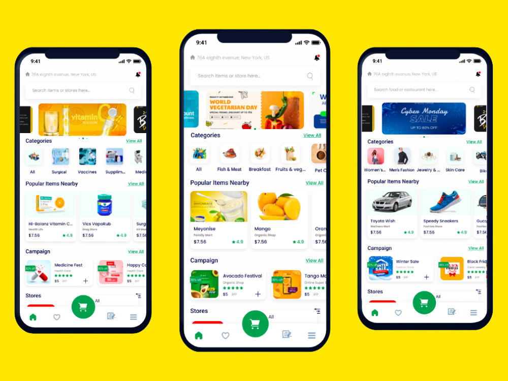 6ammart multivendor food, grocery, ecommerce app | Upwork