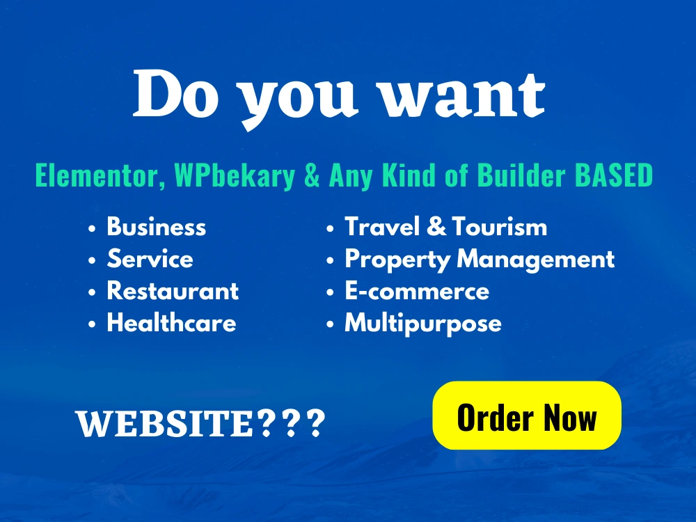 Wordpress Customization Design Redesign Or Revamp With Elementor Pro