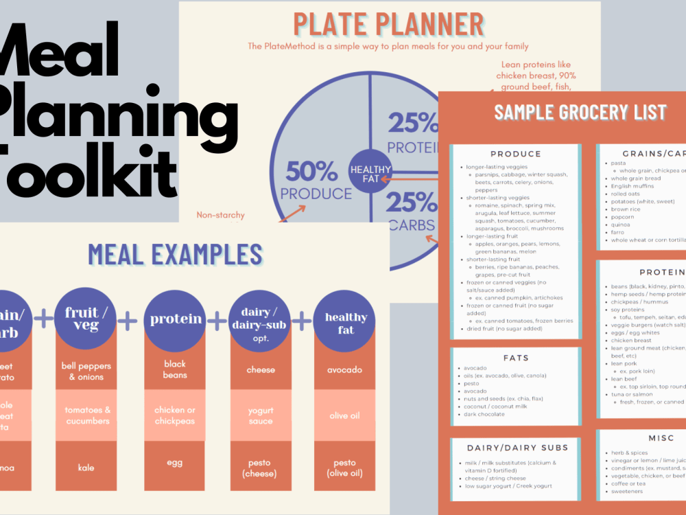 A flexible meal plan toolkit that you can use with a variety of clients ...