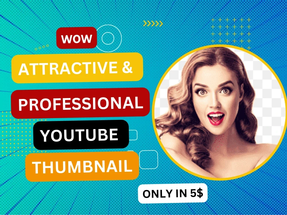 An eye-catching and Professional youtube thumbnail Design | Upwork