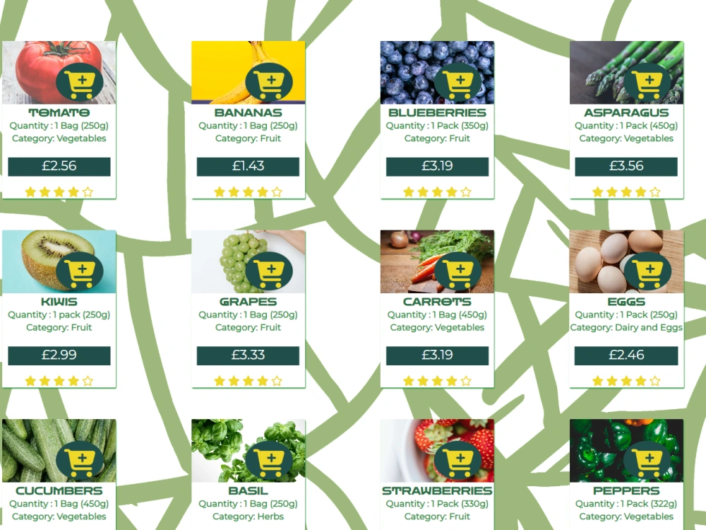 A website that is designed and developed using HTML, CSS, Javascript ...