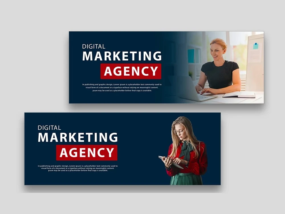 Design professional web banners ads, headers, cover flyers and google ...