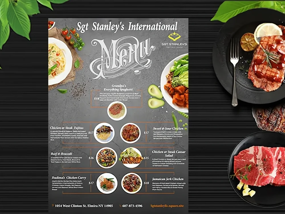 A professional restaurant menu design | Upwork