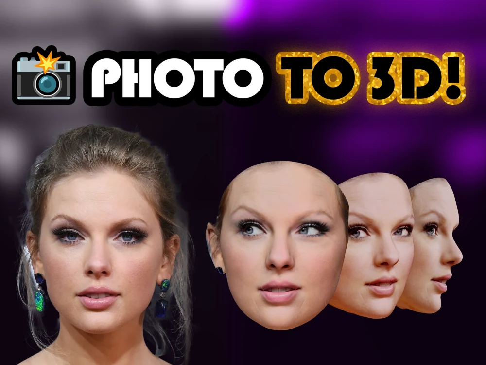 A realistic 3D model of your face from a photo: Create Virtual You ...