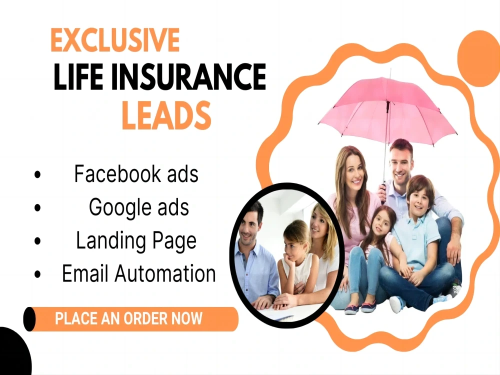 Exclusive life insurance leads through Facebook ads | Upwork