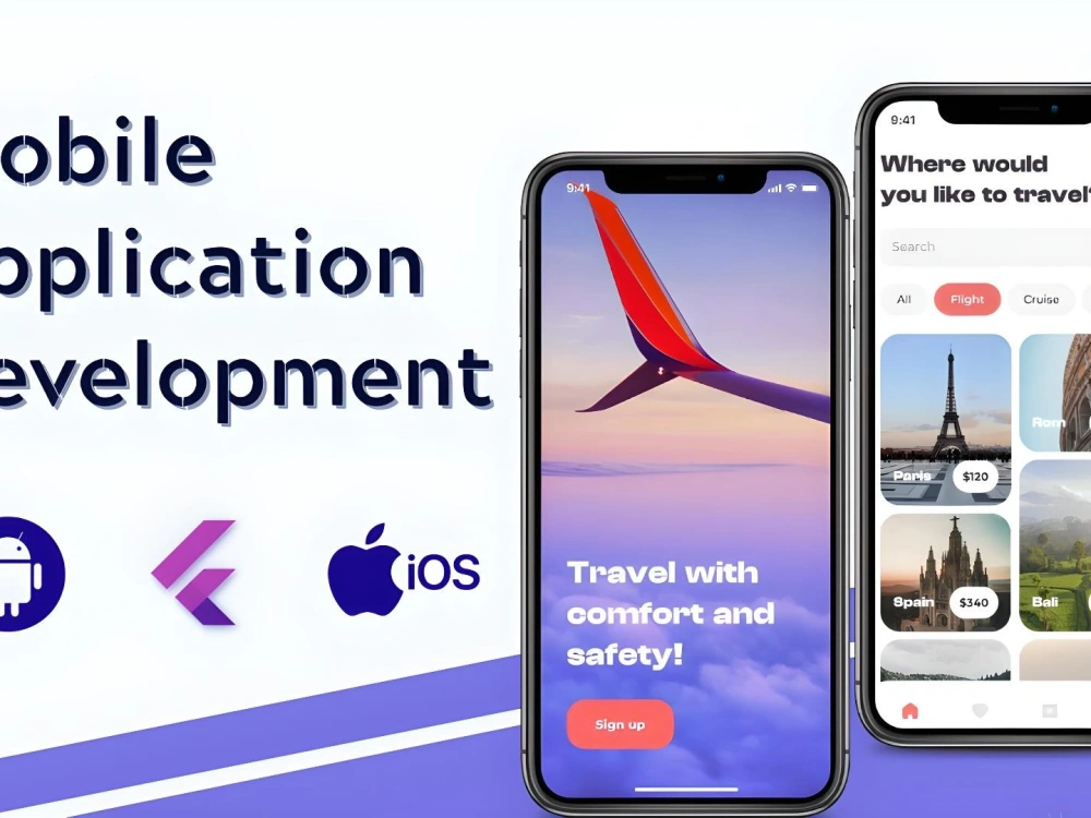 Mobile Application For Ios And Android With Flutterflutterflow Ui Ux Upwork