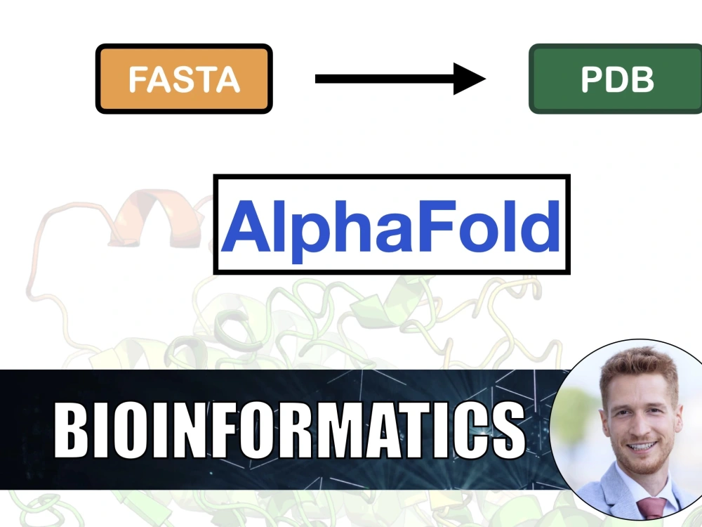 Your FASTA sequence file converted to a PDB 3d structure with AlphaFold ...