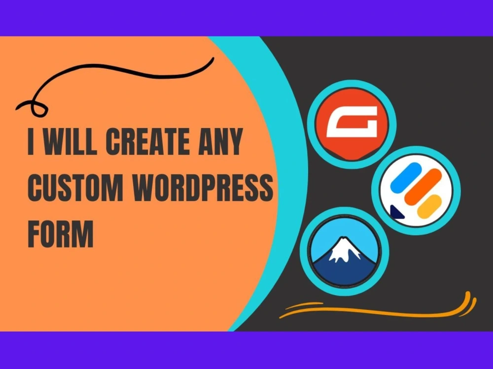 Custom wordpress form by gravity form or jot form in your website | Upwork