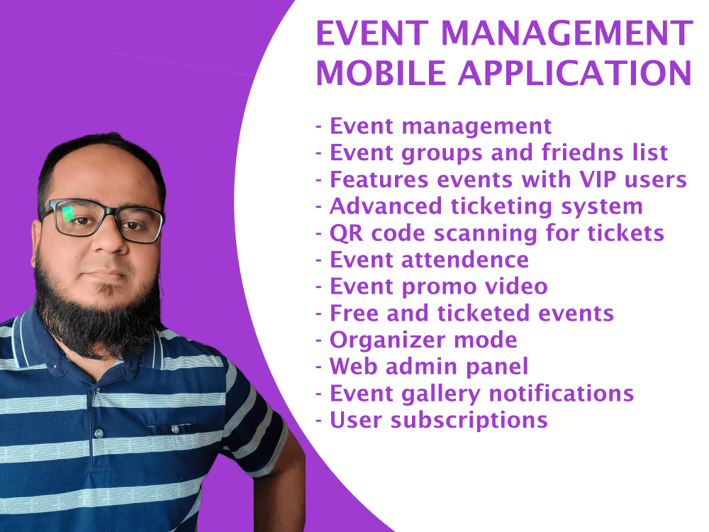 An Event management app | Event ticketing app | Event planning app | Upwork