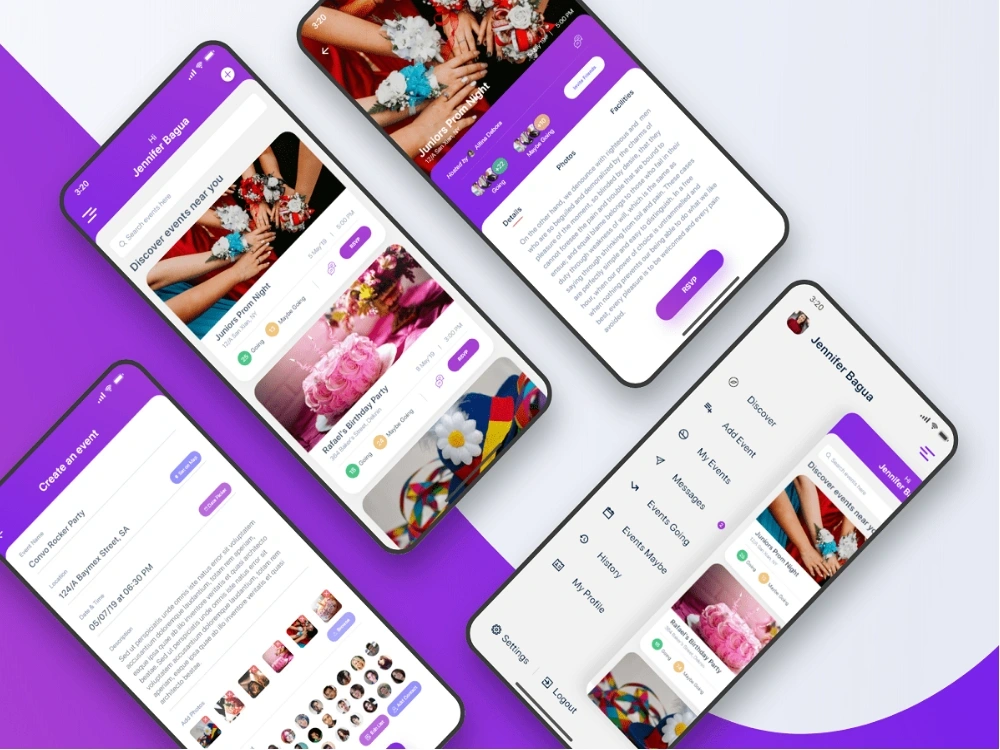 An Event management app | Event ticketing app | Event planning app | Upwork