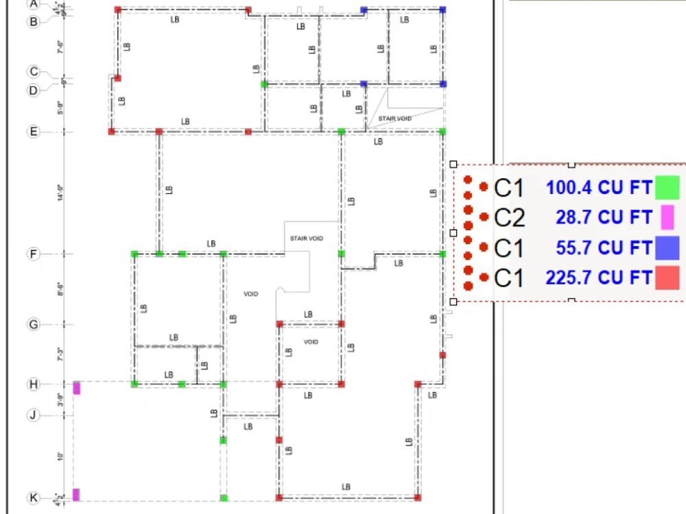 Construction estimate & material takeoff residential building in ...