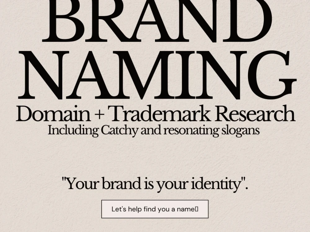 Unique Brand Names with Domain + Resonating Slogans for your Business ...