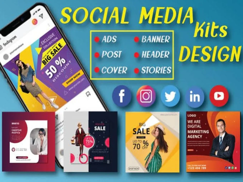 An attractive social media posts design | Upwork
