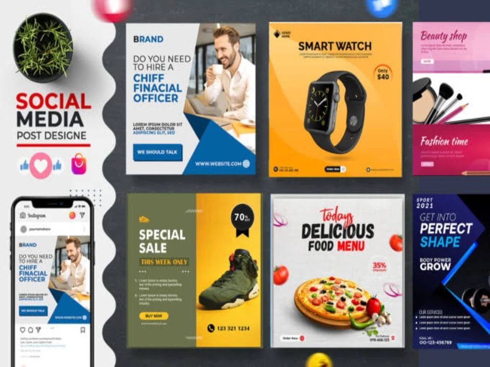 An attractive social media posts design | Upwork