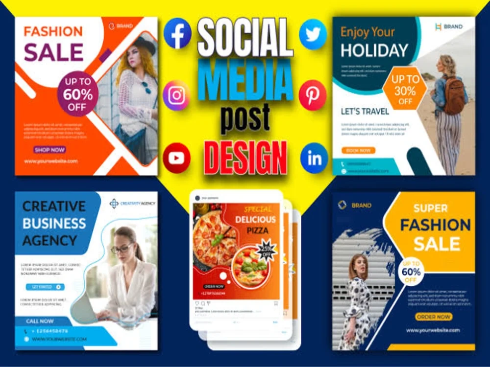 An attractive social media posts design | Upwork