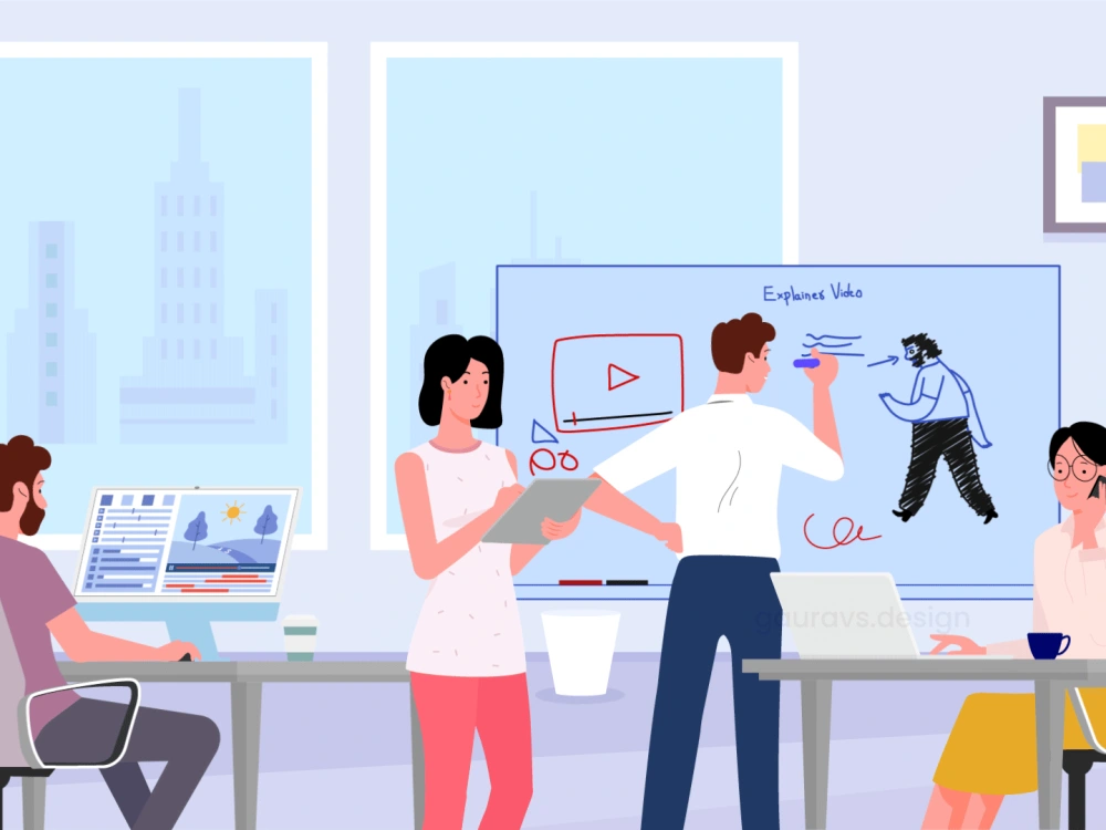 A custom-animated explainer video with unique and engaging for ...