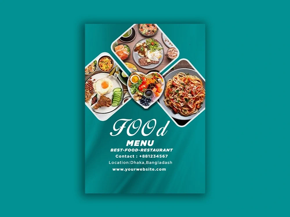 Design amazing editable food restaurant menu card | Upwork