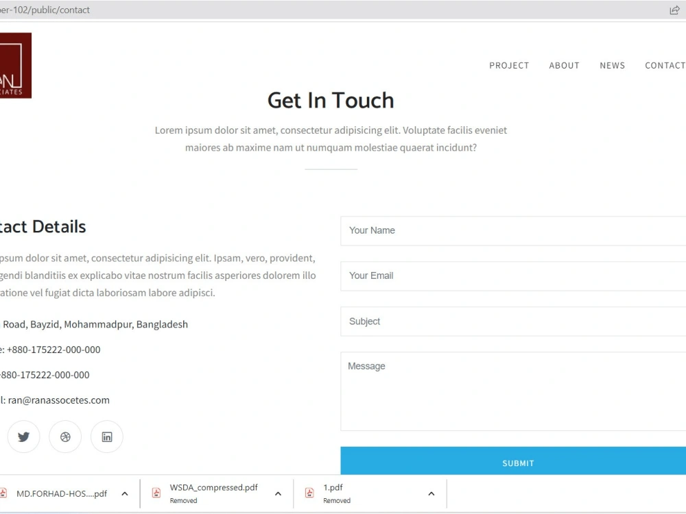 Dynamic Website PHP with Laravel | Upwork