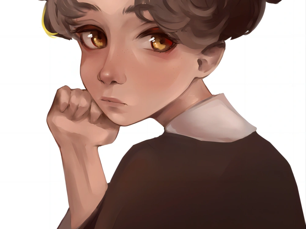 A drawing of quality anime portraits or avatars for your PFP. | Upwork