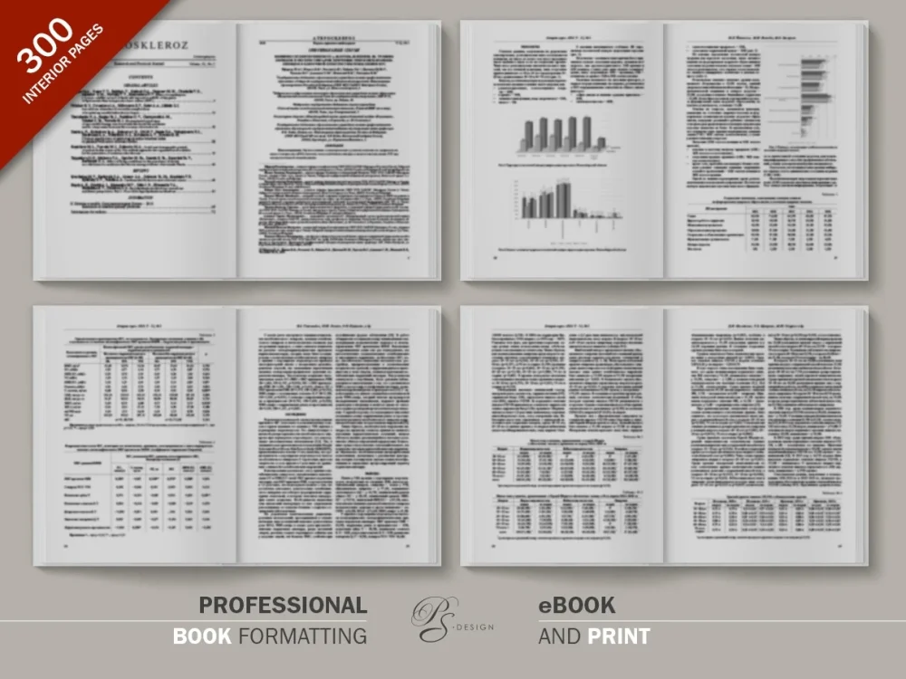 Ready to print/upload book, with interior design, formatted text, and ...