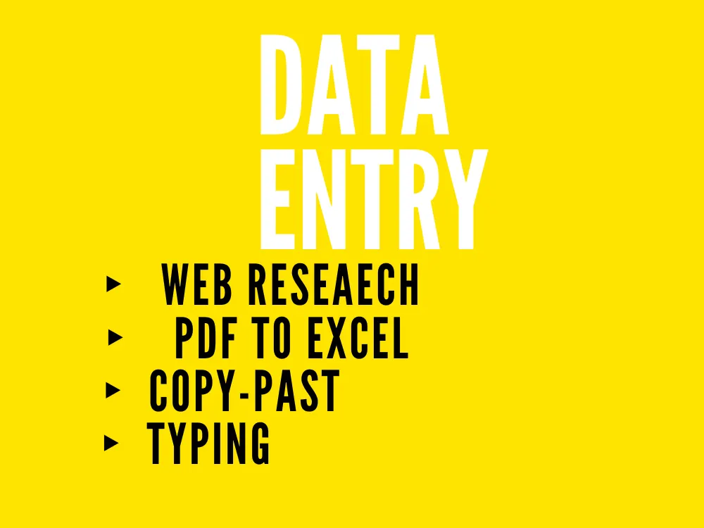Fantastic Data Entry Professional for Quick & Accurate Data Entry | Upwork